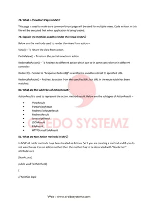 Dot net interview questions and asnwers | PDF