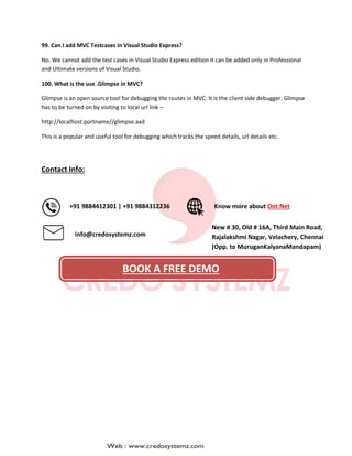 Dot net interview questions and asnwers | PDF