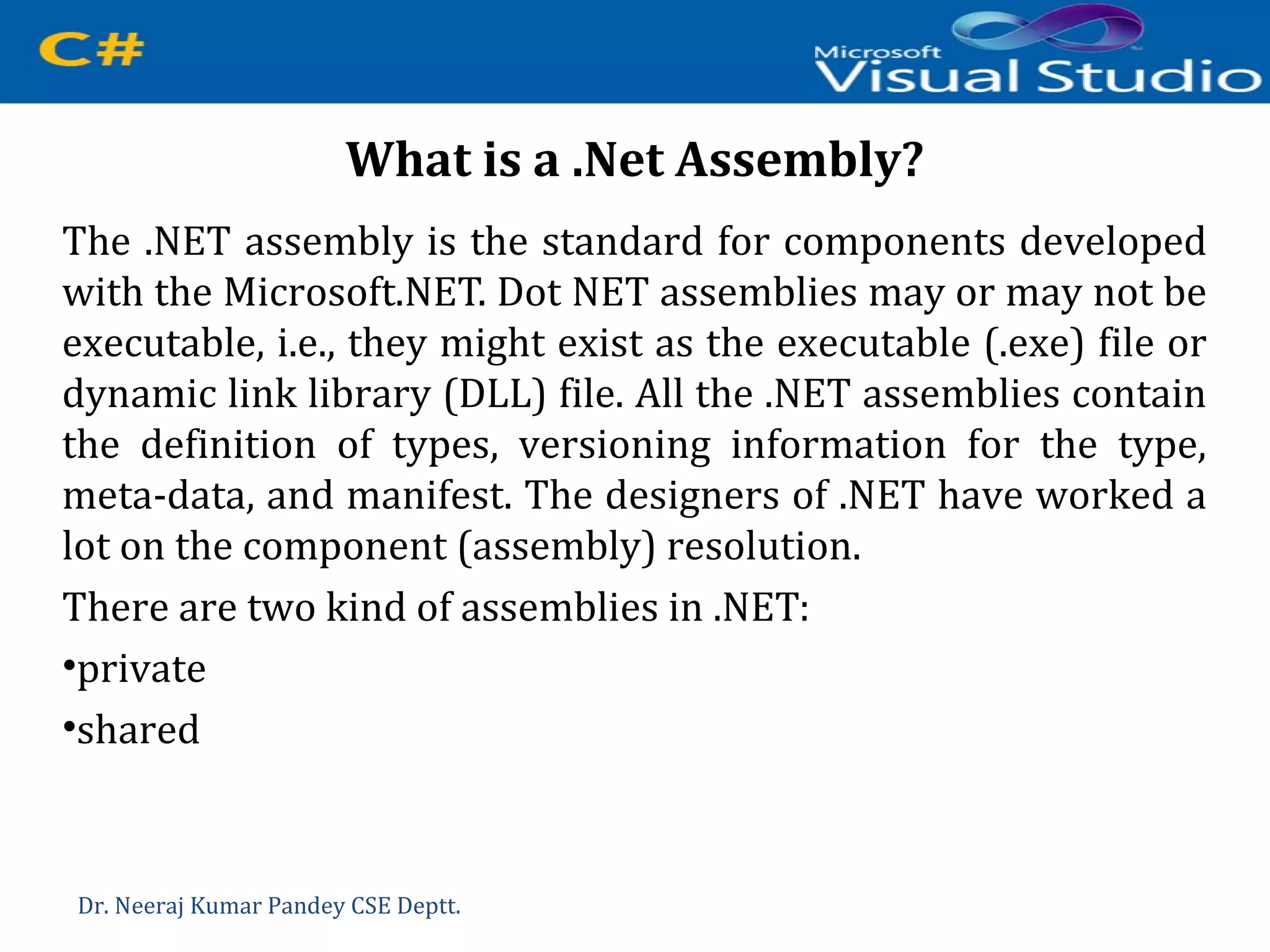 Dot net introduction | PPT | Free Download