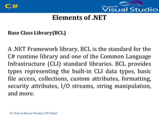Dot net introduction | PPT