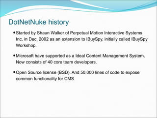 DotNetNuke | PPT