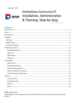 Dot netnuke07 setpbysetp | PDF