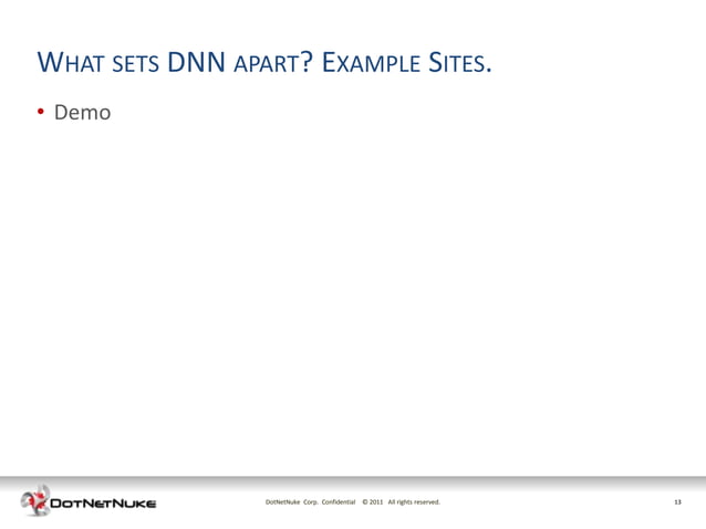 DotNetNuke – CMS redefined | PPT