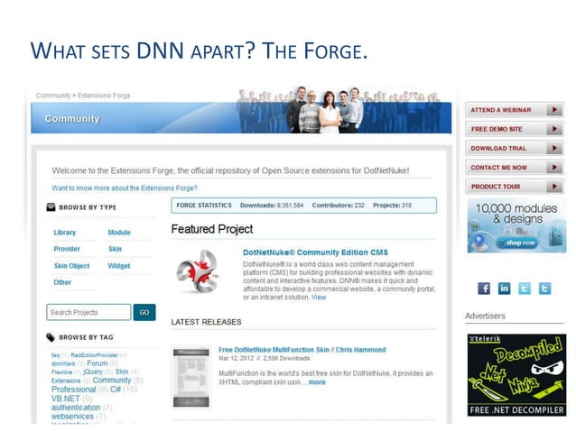 DotNetNuke – CMS redefined | PPT