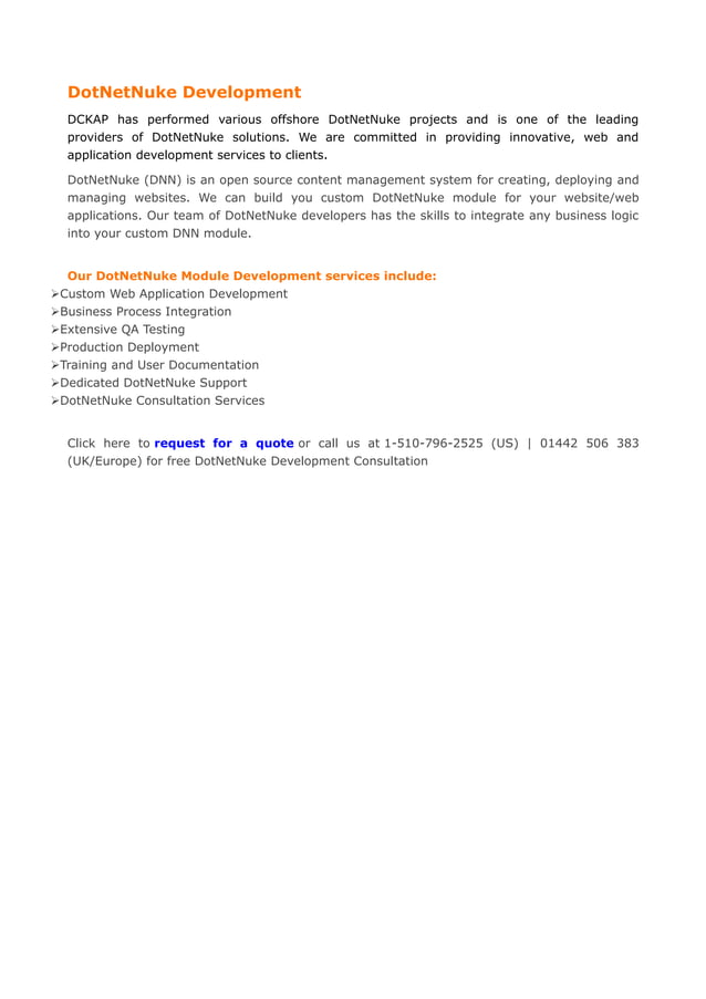 Dot netnuke development | PDF