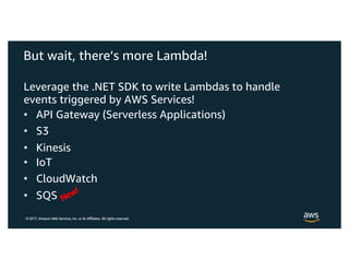 Yes, AWS *is* a Fantastic Environment for .NET! | PPT