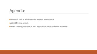 Dotnet on linux | PPT