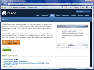 .NET, OSS & Mono | PPT