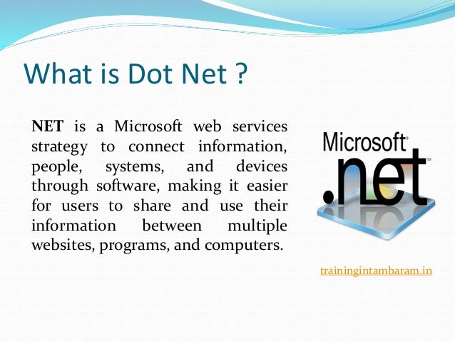Dot Net Overview Dot Net Overview