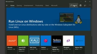 .NET Oxford Windows Subsystem for Linux v2 | PPT