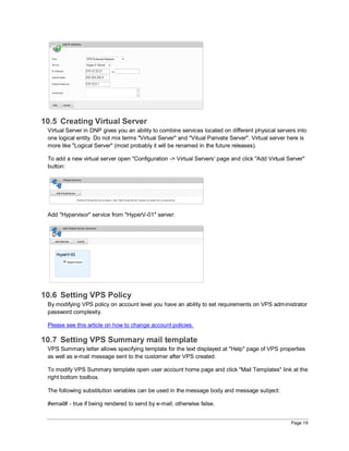 DotNetPanel VPS Solution Configuration Guide | PDF