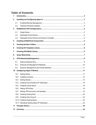 DotNetPanel VPS Solution Configuration Guide | PDF
