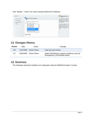 DotNetPanel VPS Solution Configuration Guide | PDF