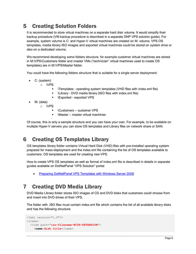 DotNetPanel VPS Solution Configuration Guide | PDF