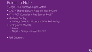 Dot net platform and dotnet core fundamentals | PPT