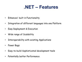 DotNet Framework | PPT