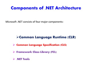 DotNet Framework | PPT