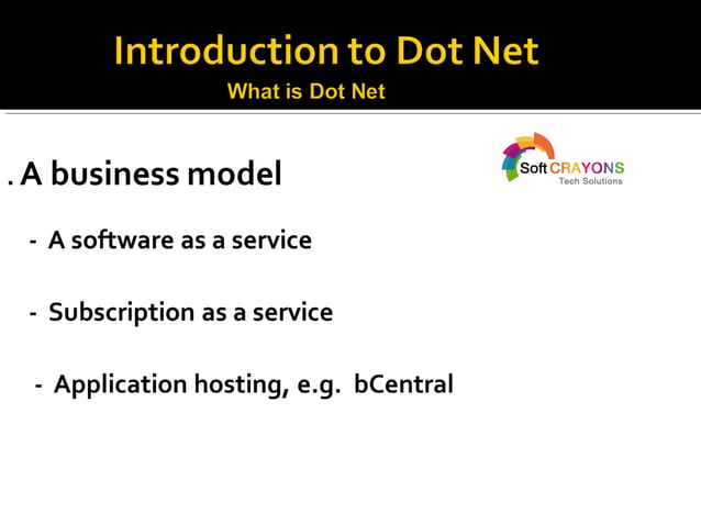 Basic Introduction of Dot Net Programming | PPT