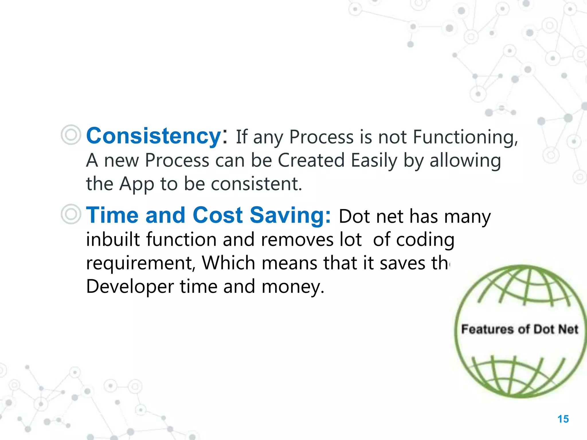 Dot Net Framework Ppt