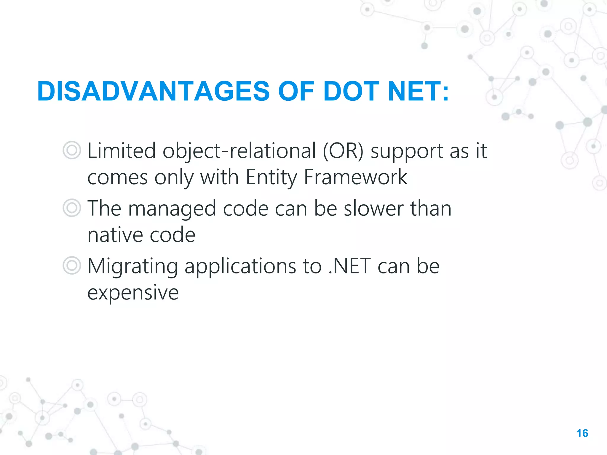 Dot Net Framework Ppt 4880