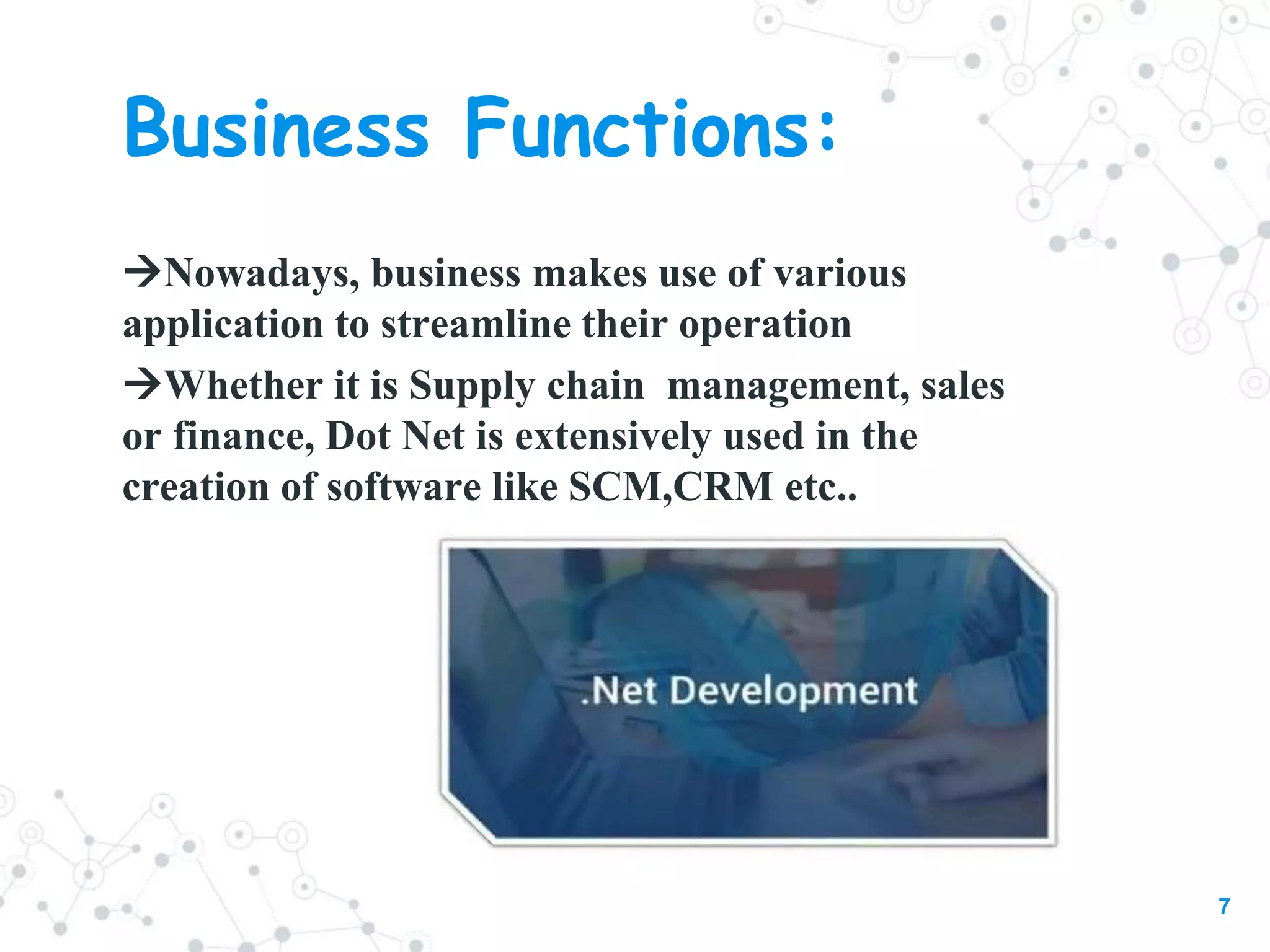 Dot Net Framework | PPTX