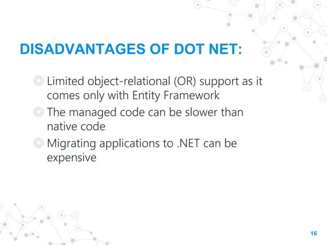 Dot Net Framework | PPT