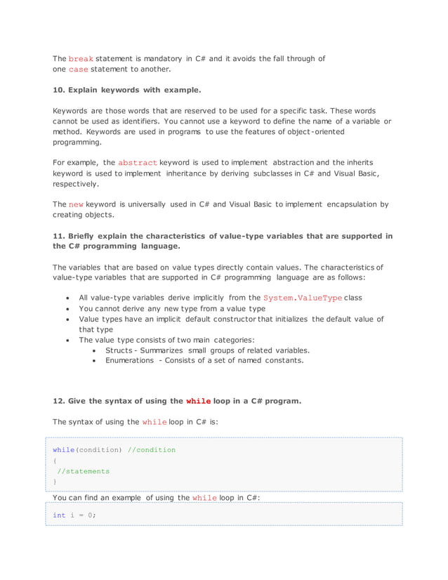 Dot net programming concept | PDF