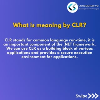 Dot Net Interview Questions with Answers (Part-1) by conceptserve ...