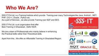 Dot net sssit ppt | PPT