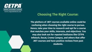 Dot Net Training Course Your Pathway to Becoming a Skilled Web ...