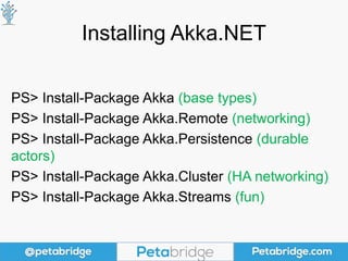 DotNext 2020 - When and How to Use the Actor Model and Akka.NET