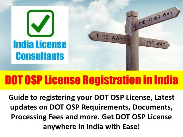 DOT OSP Consultants India | PPT