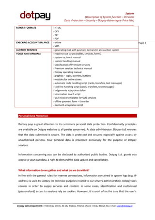 Dotpay System | PDF