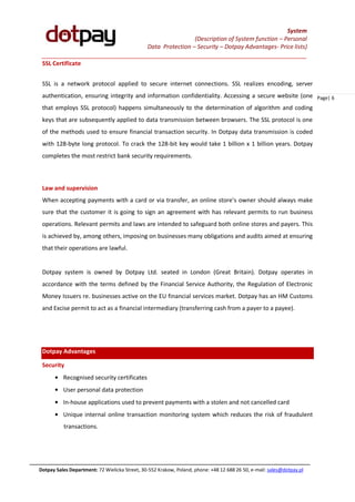 Dotpay System | PDF