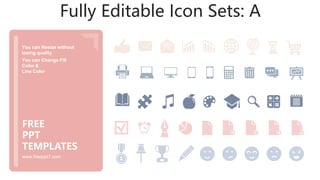 Modèle de présentation PowerPoint avec formes rondes | PPTX