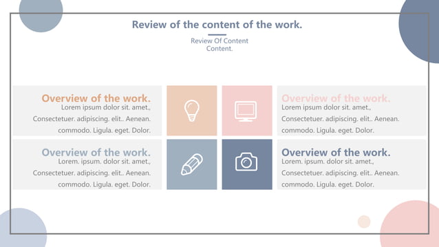 Modèle de présentation PowerPoint avec formes rondes | PPTX
