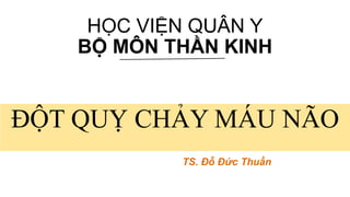 Dot quy chay mau nao cme 2020 - ts do duc thuan | PPT