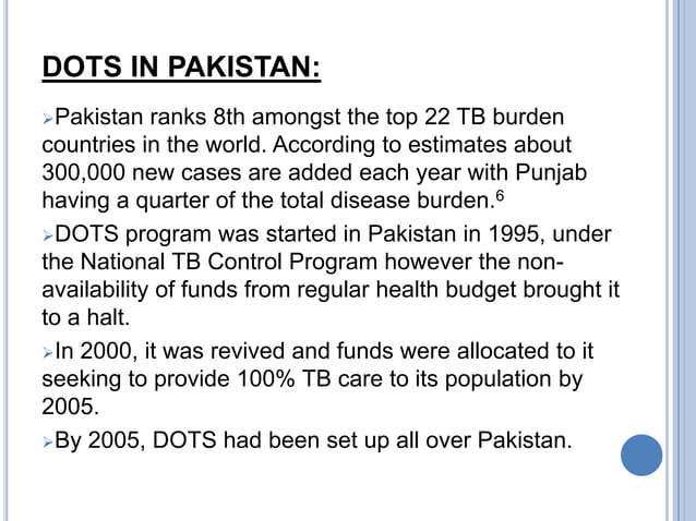 Dots | PPTX | Infectious Diseases | Diseases and Conditions