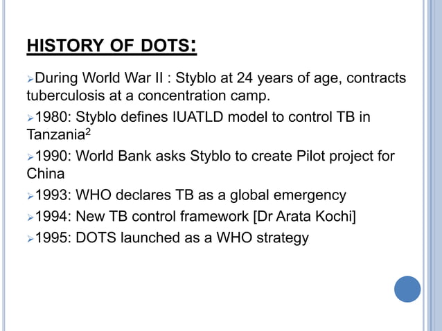 Dots | PPTX | Infectious Diseases | Diseases and Conditions