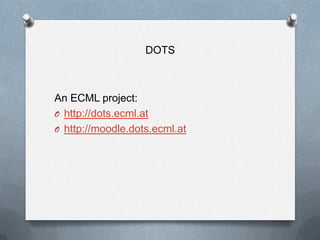 DOTS (Developing Online Teaching Skills) | PPT