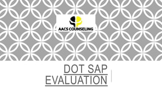 Understanding DOT SAP Evaluation: Ensuring Safety and Compliance | PPT