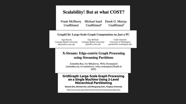 Demystifying Distributed Graph Processing | PDF