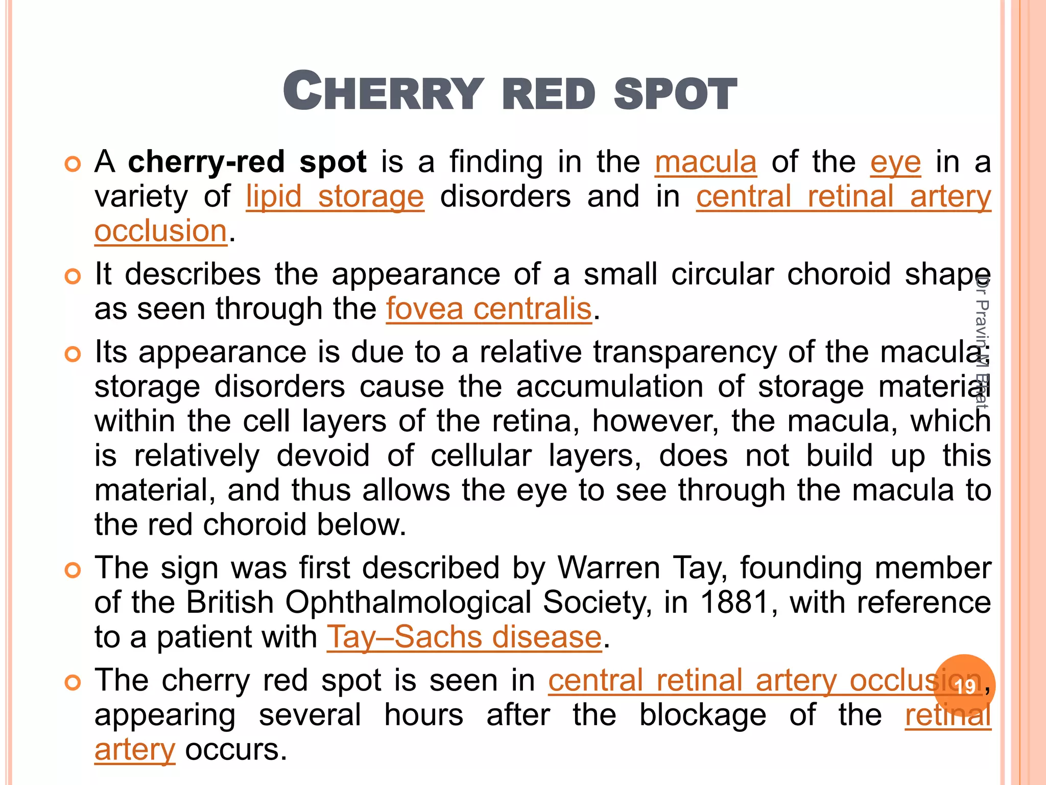 Dots spots lines and rings in ophthalmology | PPTX