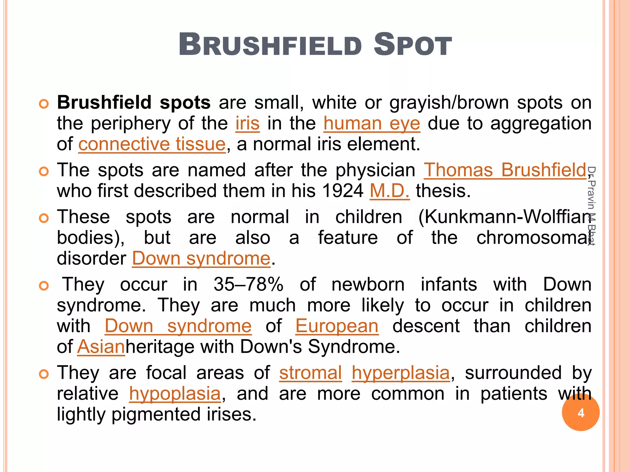 Dots spots lines and rings in ophthalmology | PPTX