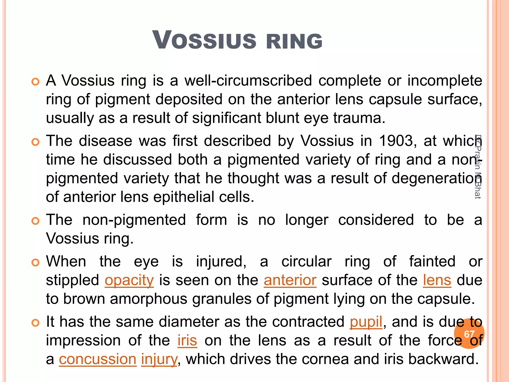 Dots spots lines and rings in ophthalmology | PPTX