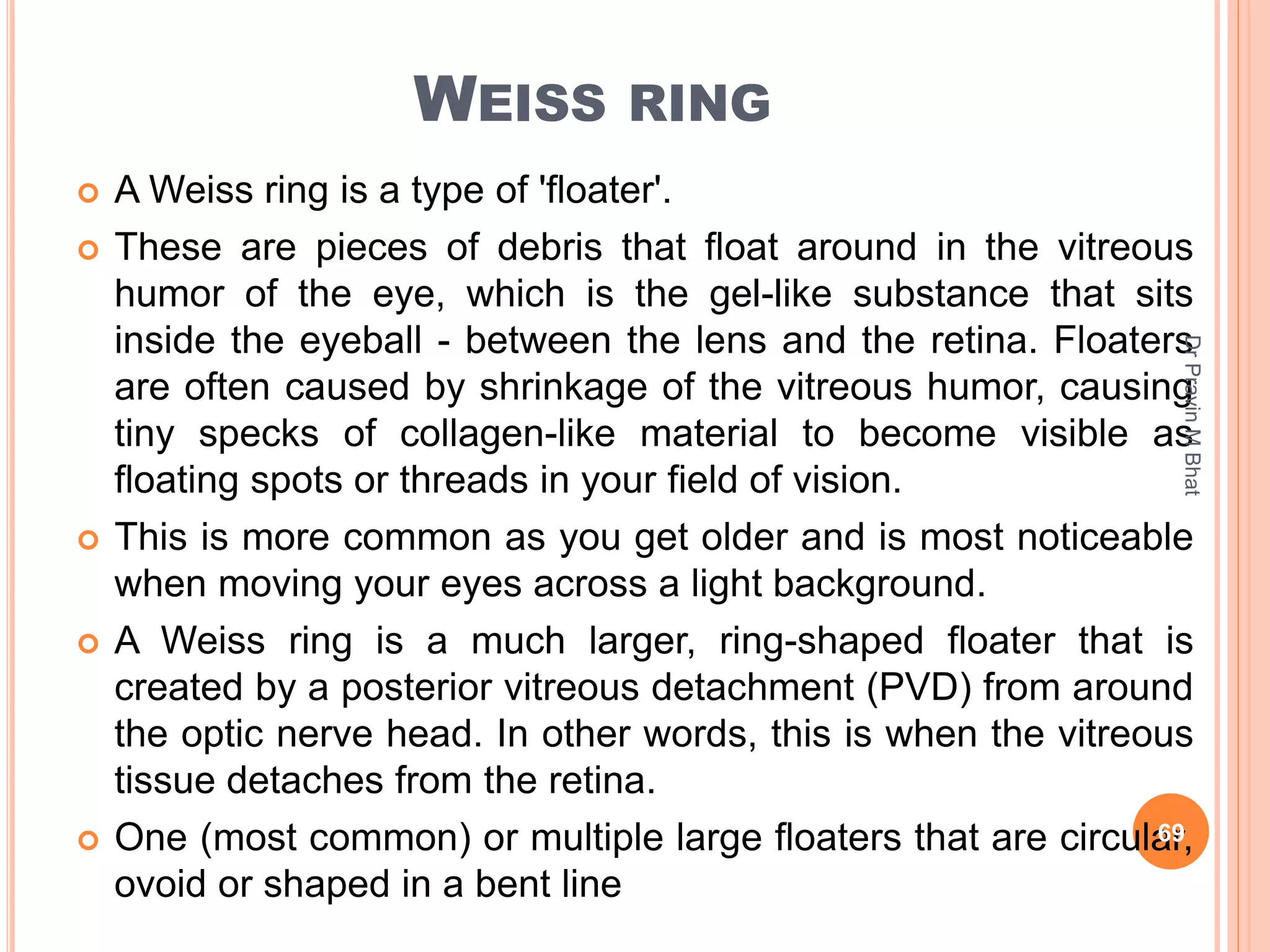 Dots spots lines and rings in ophthalmology | PPTX