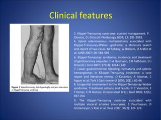 Recurrence of Klippel-Trenaunay syndrome symptoms after surgery: a ...