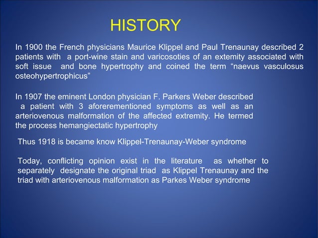 Recurrence of Klippel-Trenaunay syndrome symptoms after surgery: a ...