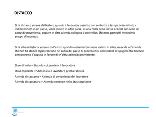 Distacchi lavoratori all’estero | PDF