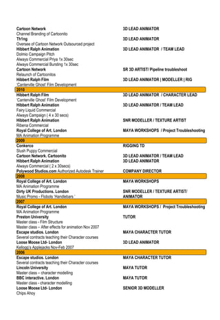Dotti colvin CV 2020 | PDF